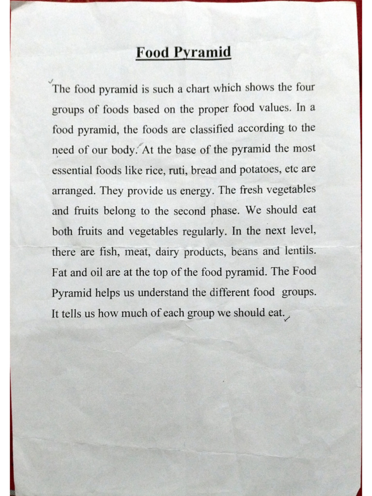 Food Pyramid | PDF
