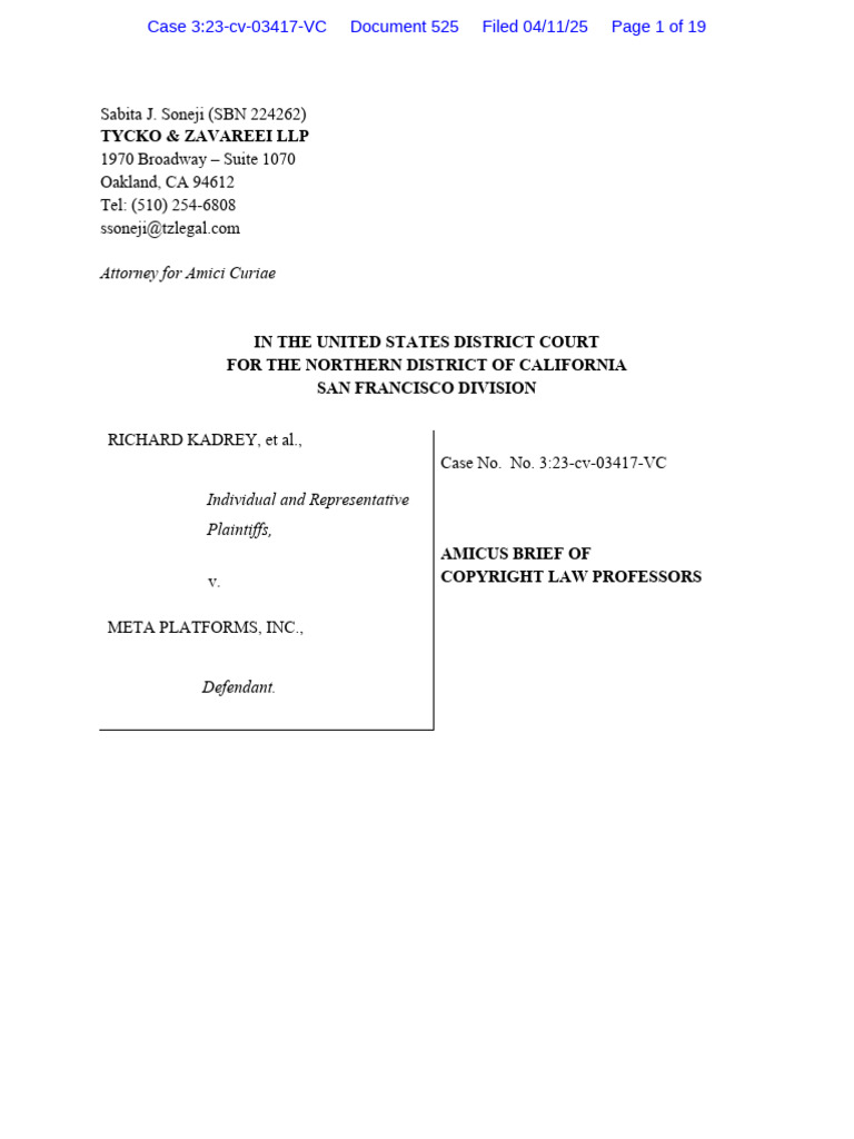 Gov Uscourts Cand 415175 525 0 | PDF | Fair Use | Copyright Infringement