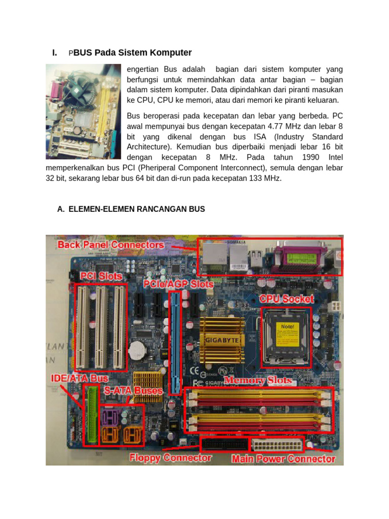 BUS Pada Sistem Komputer | PDF