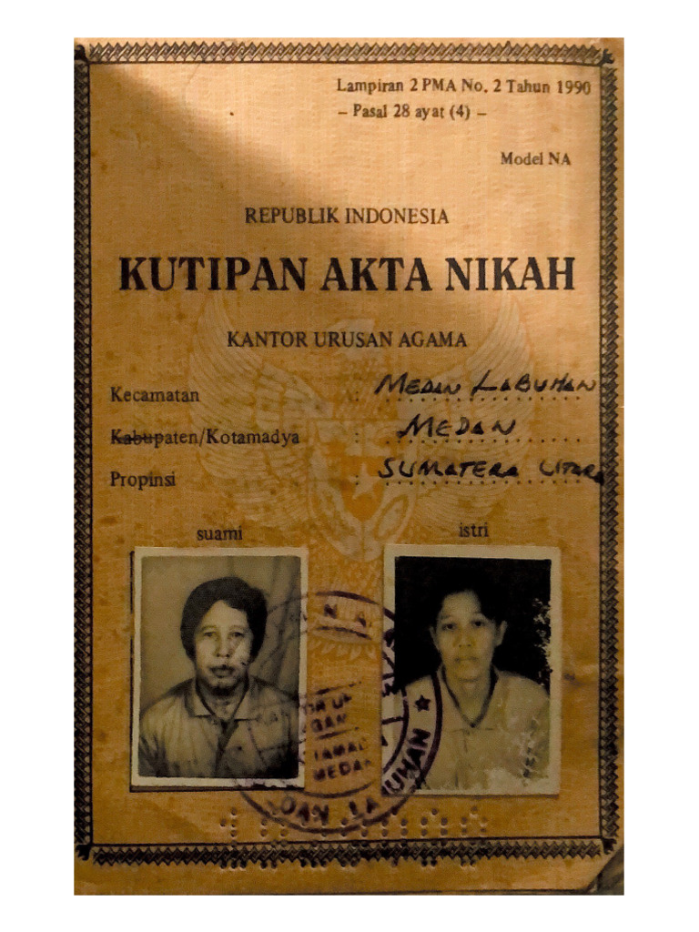 KUTIPAN AKTA NIKAH | PDF