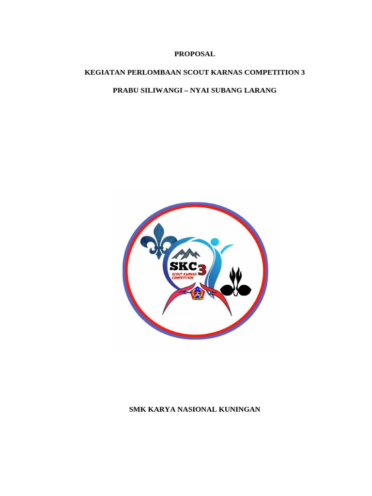 Lomba Scout Karnas Competition 3 Kuningan | PDF