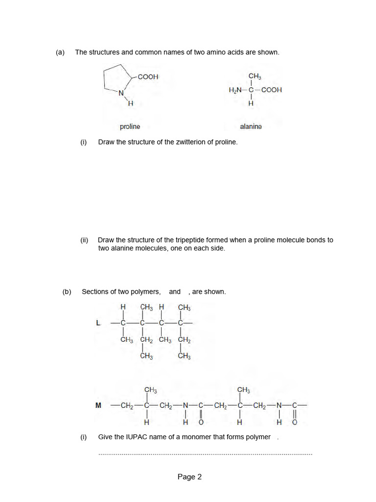 Addition Polymers 1 QP | PDF | Polymerization | Polymers