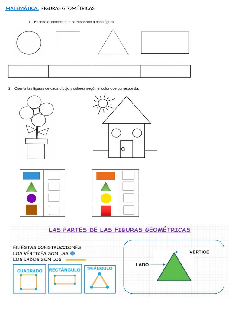 Matemática Figuras Geometricas | PDF