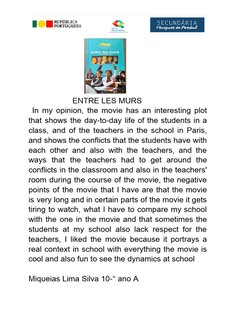 Entre Les Murs | PDF