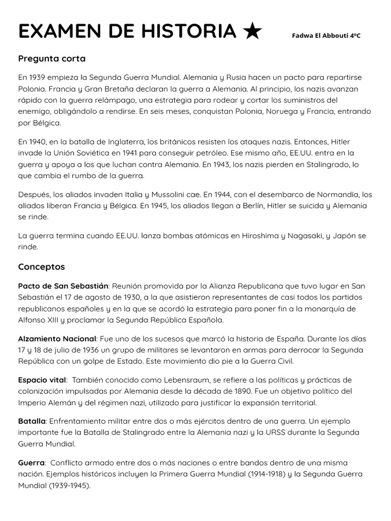 Historia de la Segunda Guerra Mundial | PDF | Alemania nazi | Segunda ...