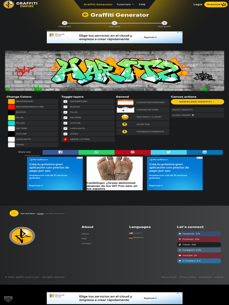Generador de Graffiti Online | PDF
