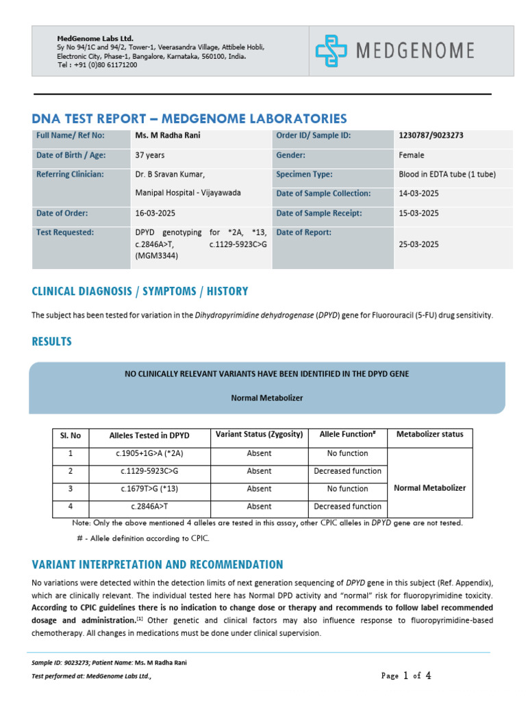 TRN4355689 DPYD Report 9023273 1 1742882025724195 | PDF ...