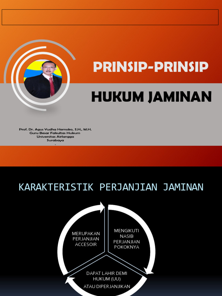 1 - Prinsip Hukum Jaminan | PDF