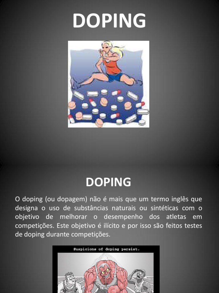 DOPING - 8º Ano | PDF | Doping no esporte | Especialidades médicas