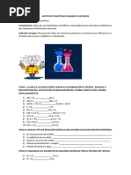 Ejercicios Reacciones Quimicas | PDF