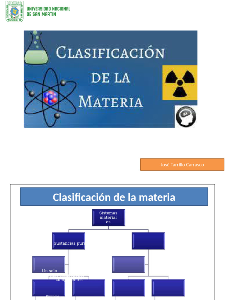 S3 - Clasificación de La Materia | PDF | Mezcla | Fase (materia)