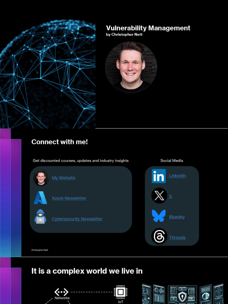 Vulnerability Management Slides | PDF | Security | Computer Security