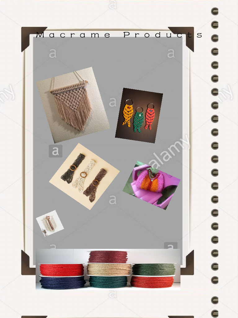 Macrame Products | PDF