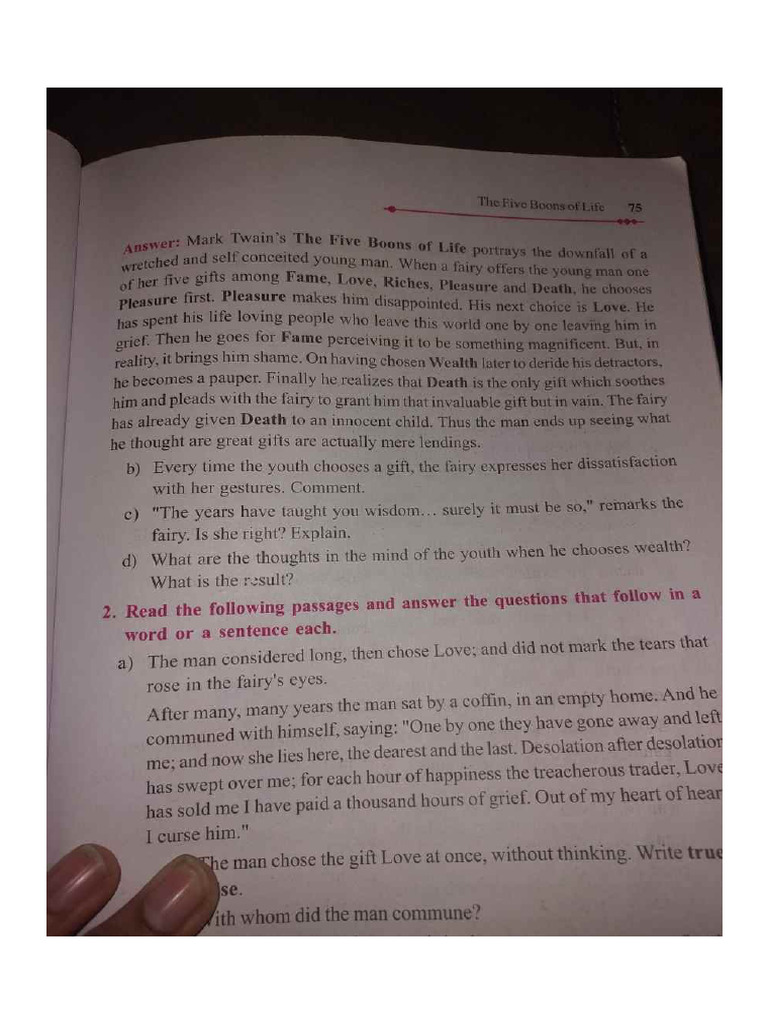 The Five Boons of Lifee - 241205 - 182642 | PDF