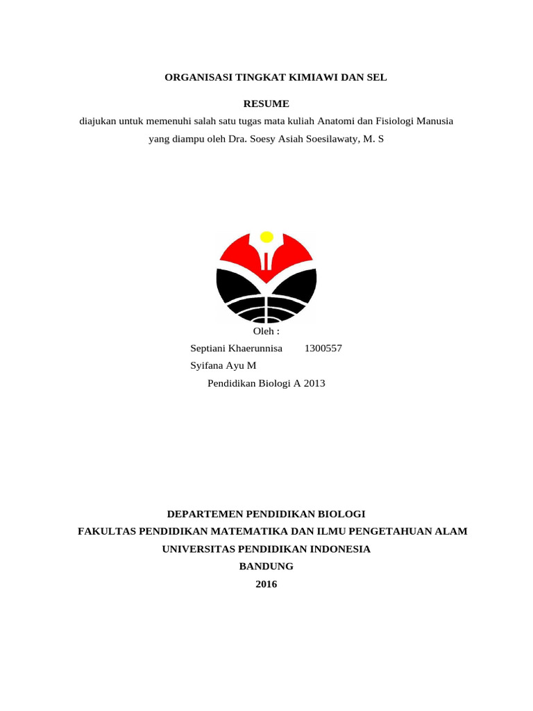 Struktur Kimia dan Sel dalam Fisiologi | PDF