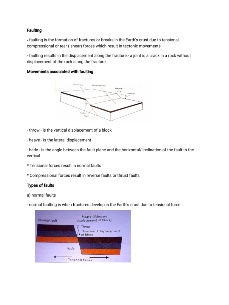 Understanding Faulting and Its Effects | PDF