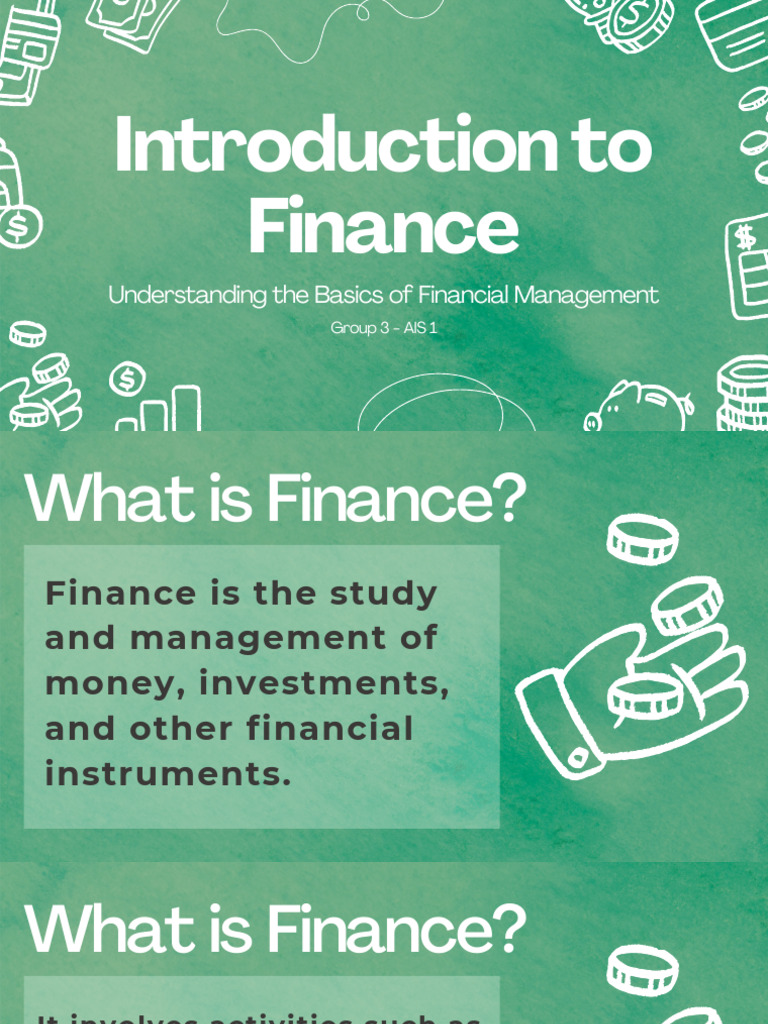 Introduction to Finance_Group 3_MFE | PDF | Investing | Financial Markets