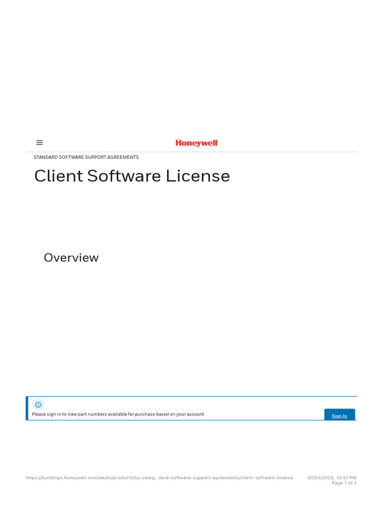 Client Software License - Licenses - Fire System Software - Software - Licenses | PDF