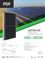 (ASTRONERGY) Datasheet - ASTRO N5 - 560 - 580 N-TYPE - MONOFACIAL | PDF ...