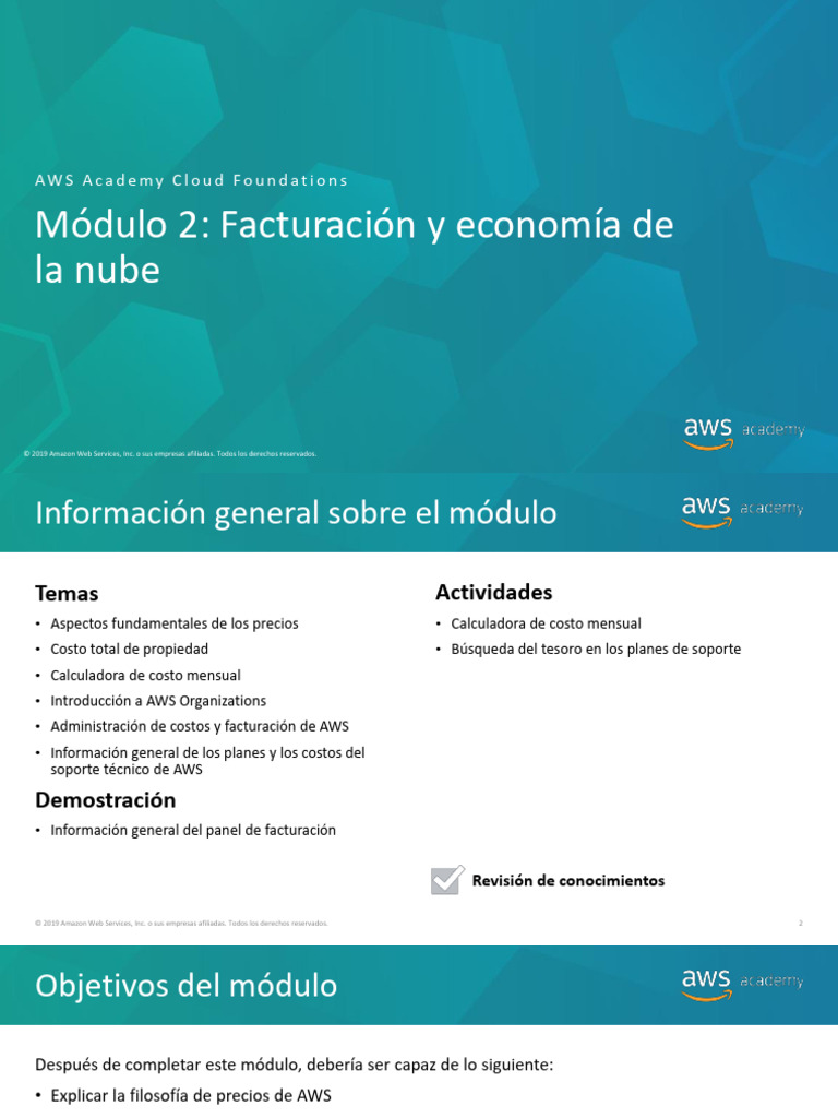 AcademyCloudFoundations Module 02 | PDF | Servicios web de Amazon | Computación en la nube