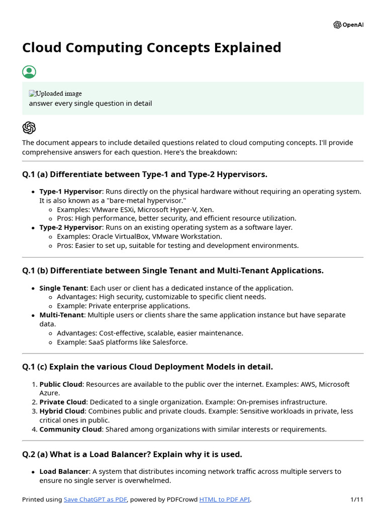 Cloud Computing Concepts Explained | PDF | Cloud Computing | Virtualization