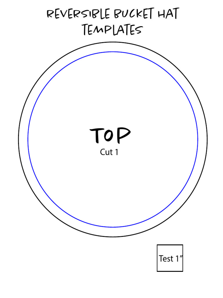 Bucket Hat Template | PDF