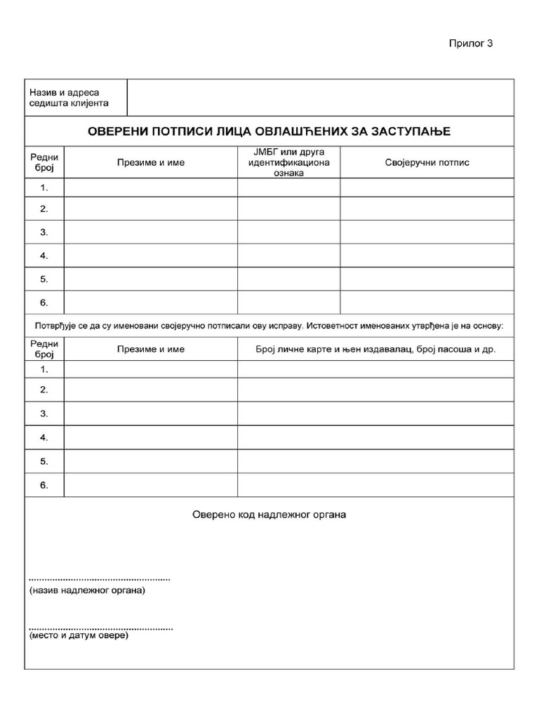 OP Obrazac Prilog - 3 - ID4013 | PDF