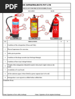 Scaffolding Green Tag Inspection Template | PDF