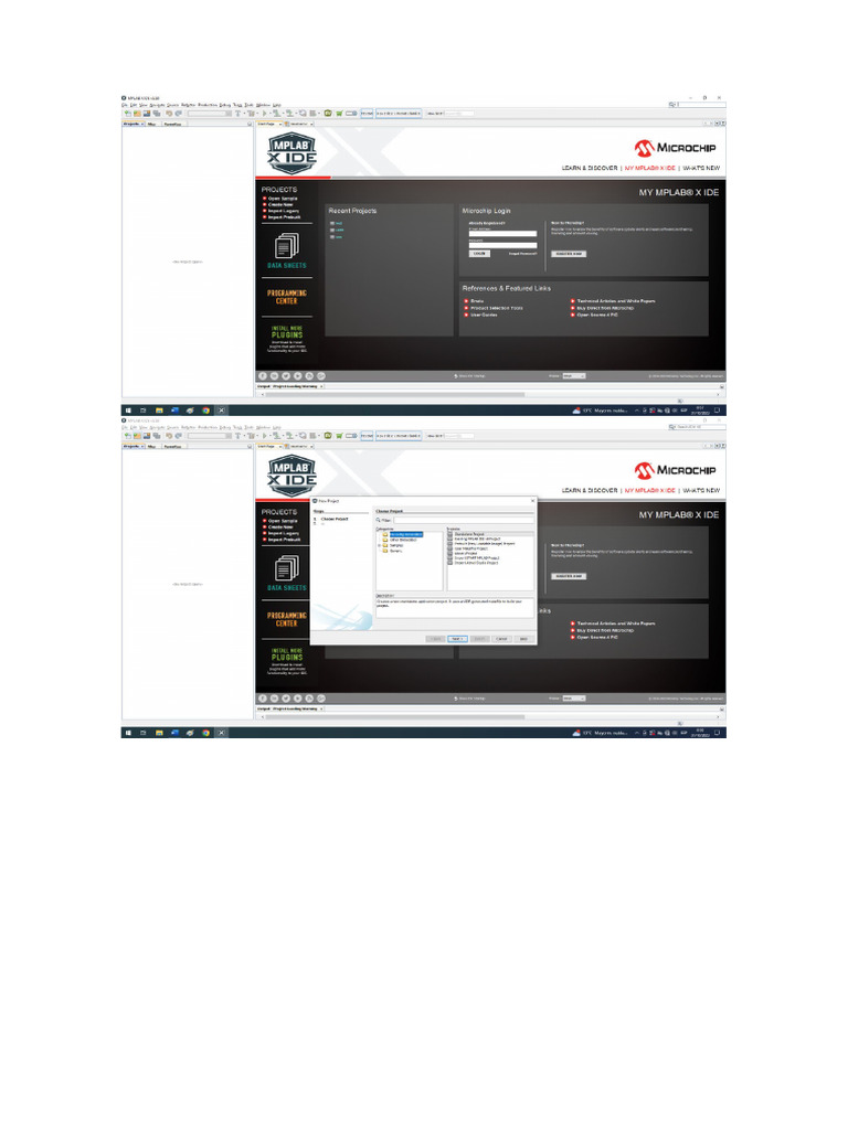 Pasos Crear Proyecto Mplab | PDF