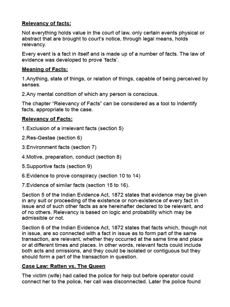 Evidence Short Sheet | PDF | Confession (Law) | Evidence (Law)