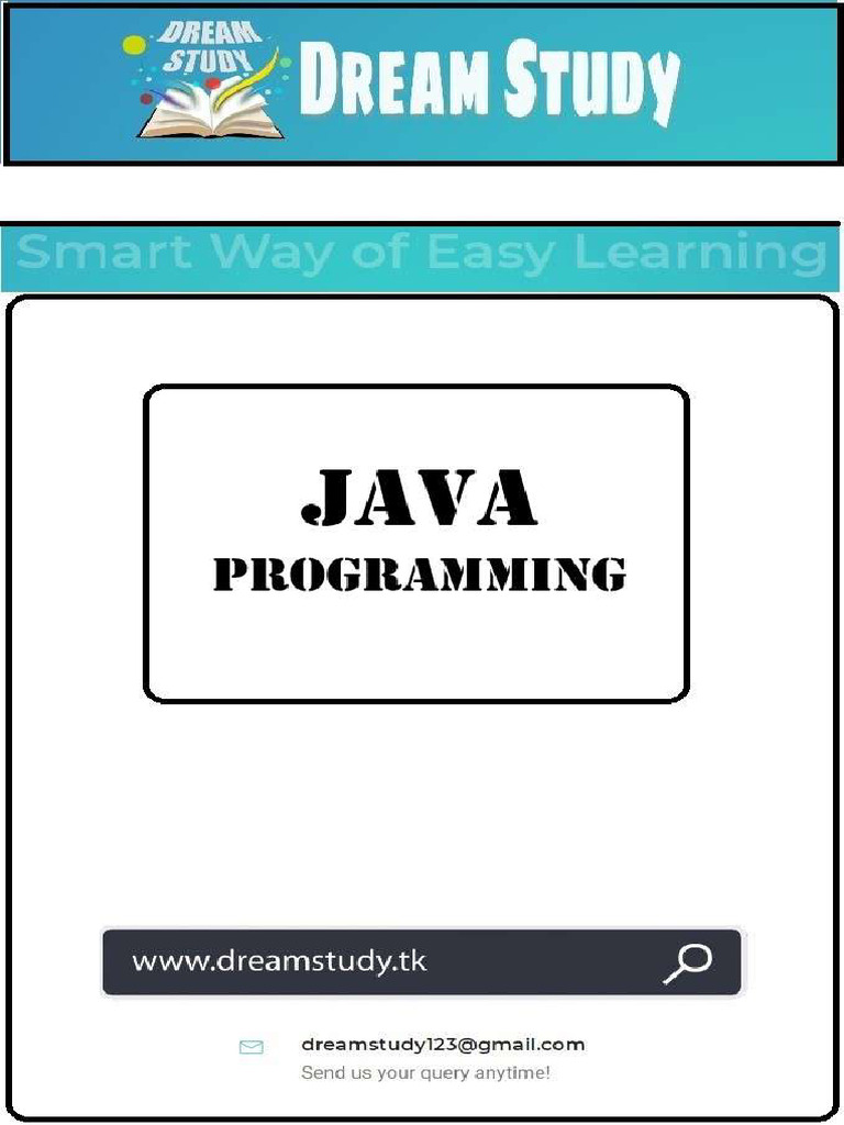 JAVA Programming Full PDF by Mayank | PDF