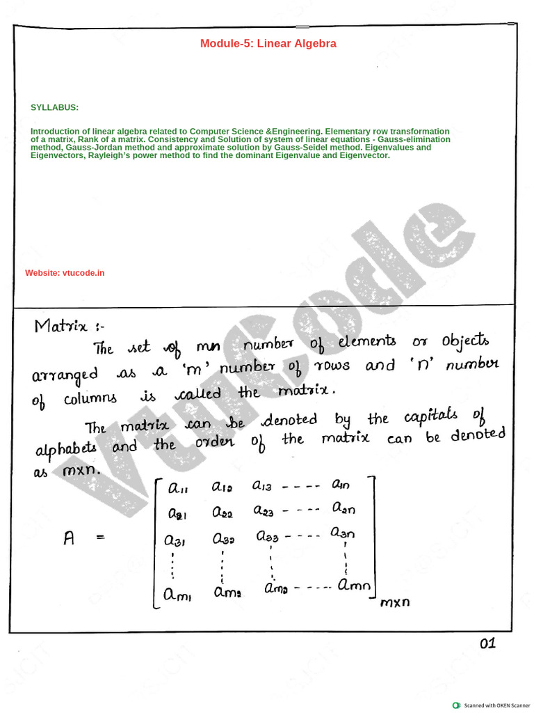 BMATS101 Module 5 Written | PDF
