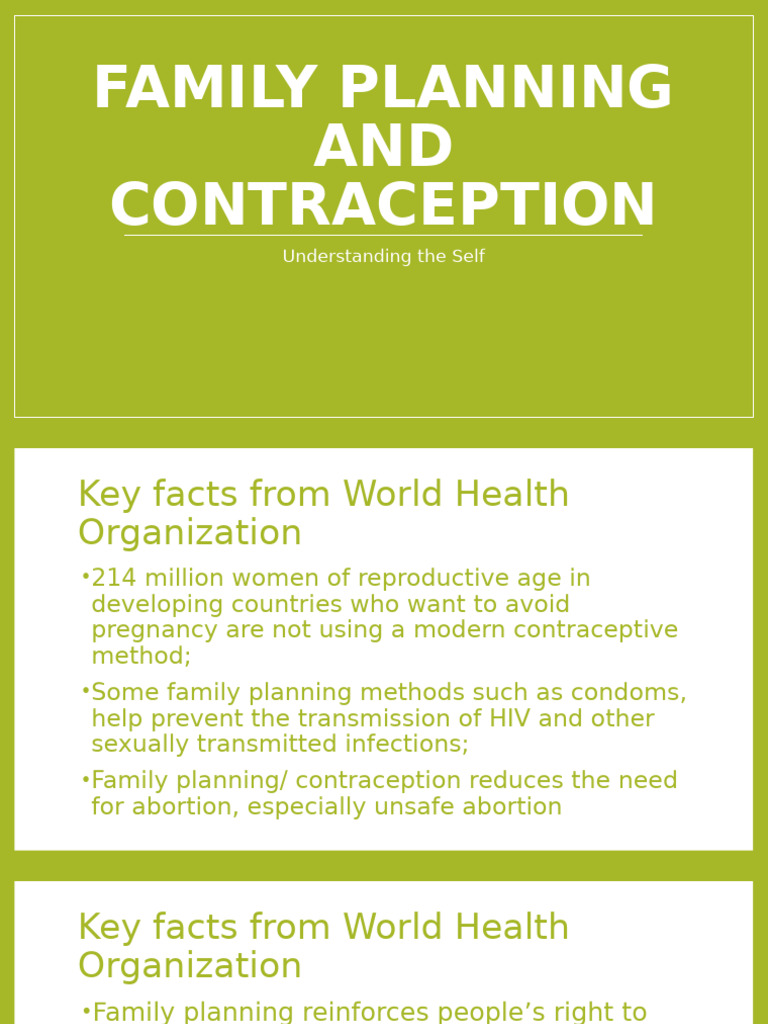 7.4 Family Planning and Contraception | PDF | Family Planning | Birth ...
