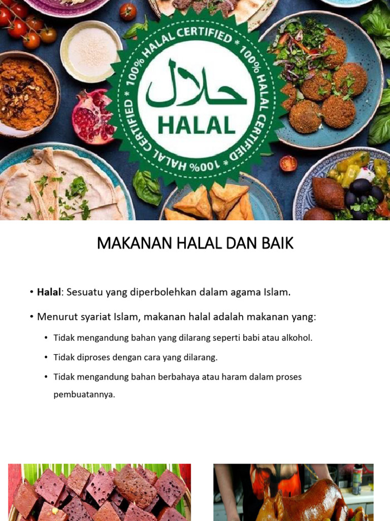 Makanan Halal dan Baik dalam Islam | PDF