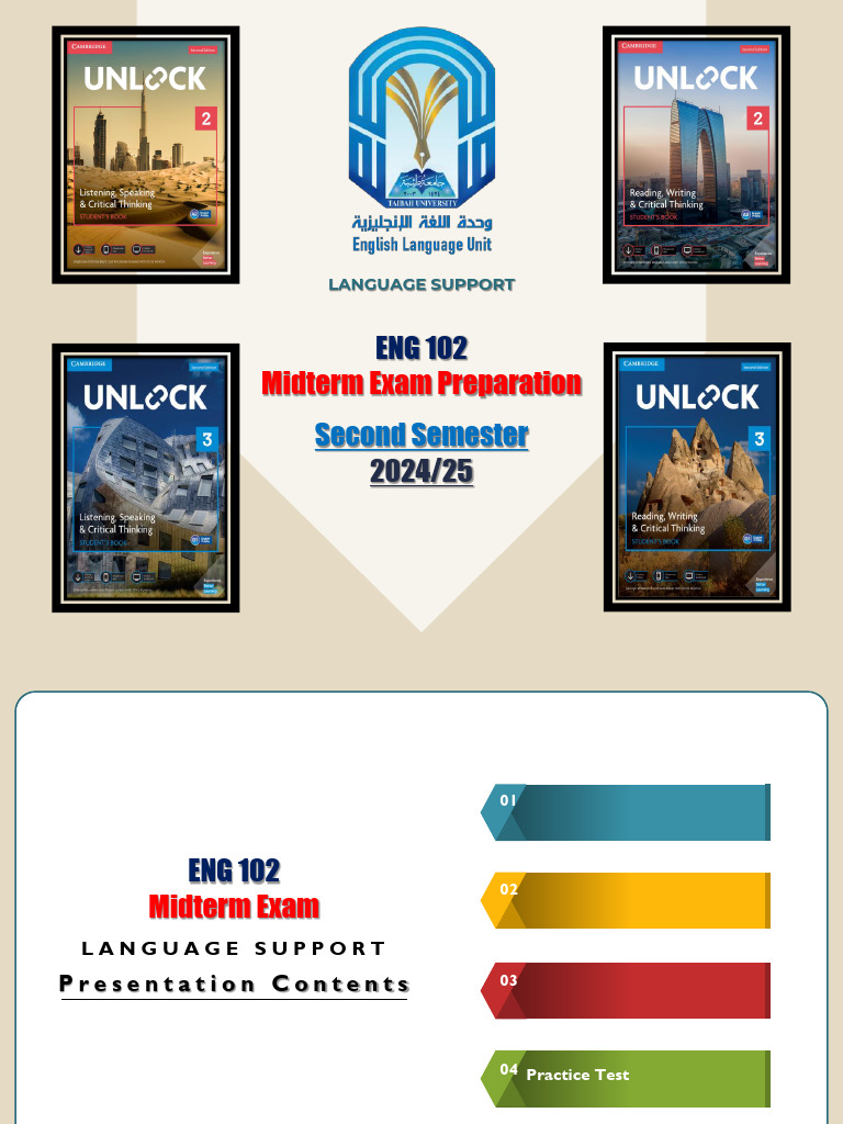 ENG102 Midterm Exam Practice Sem2 2024 2025 | PDF | Climate Change | Arctic