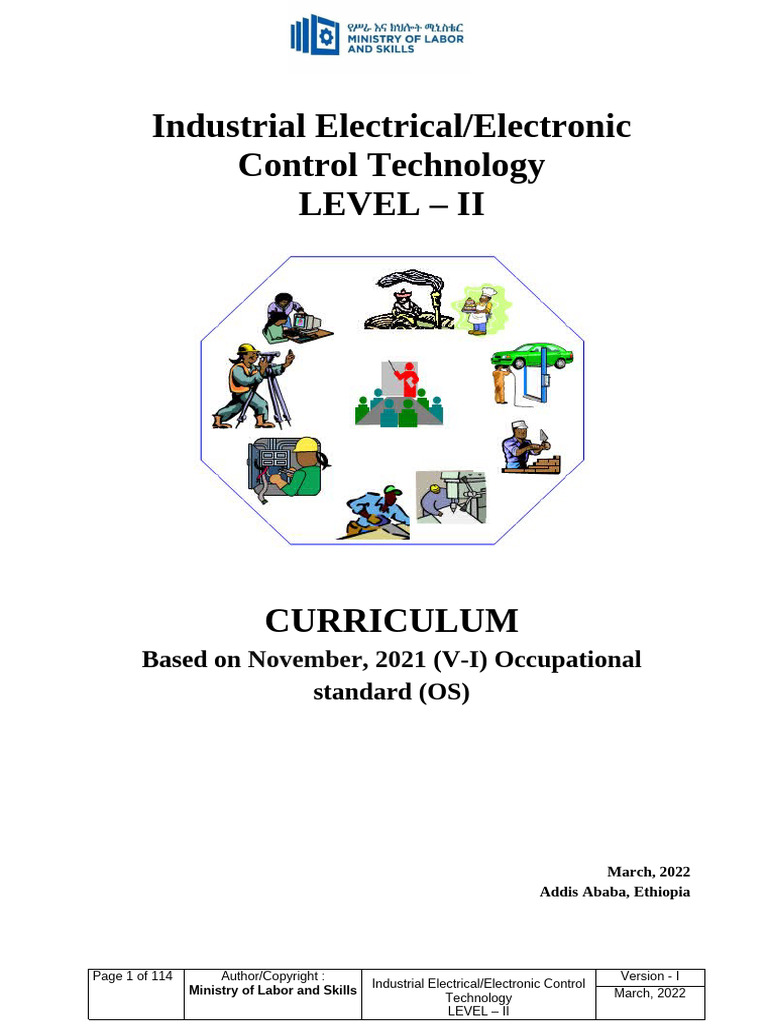 Industrial Electrical/Electronic Control Technology Level - Ii | PDF | Vocational Education ...
