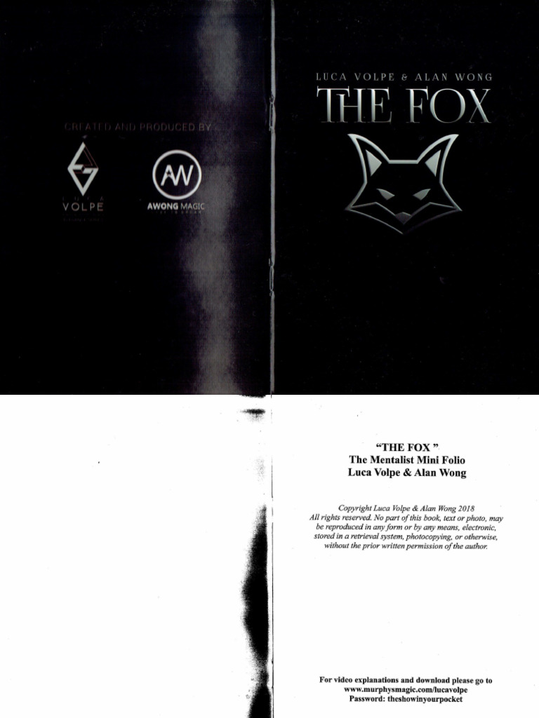Luca Volpe and Alan Wong - THE FOX | PDF