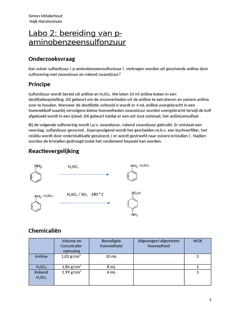 Organische Chemie Labo 2 | PDF
