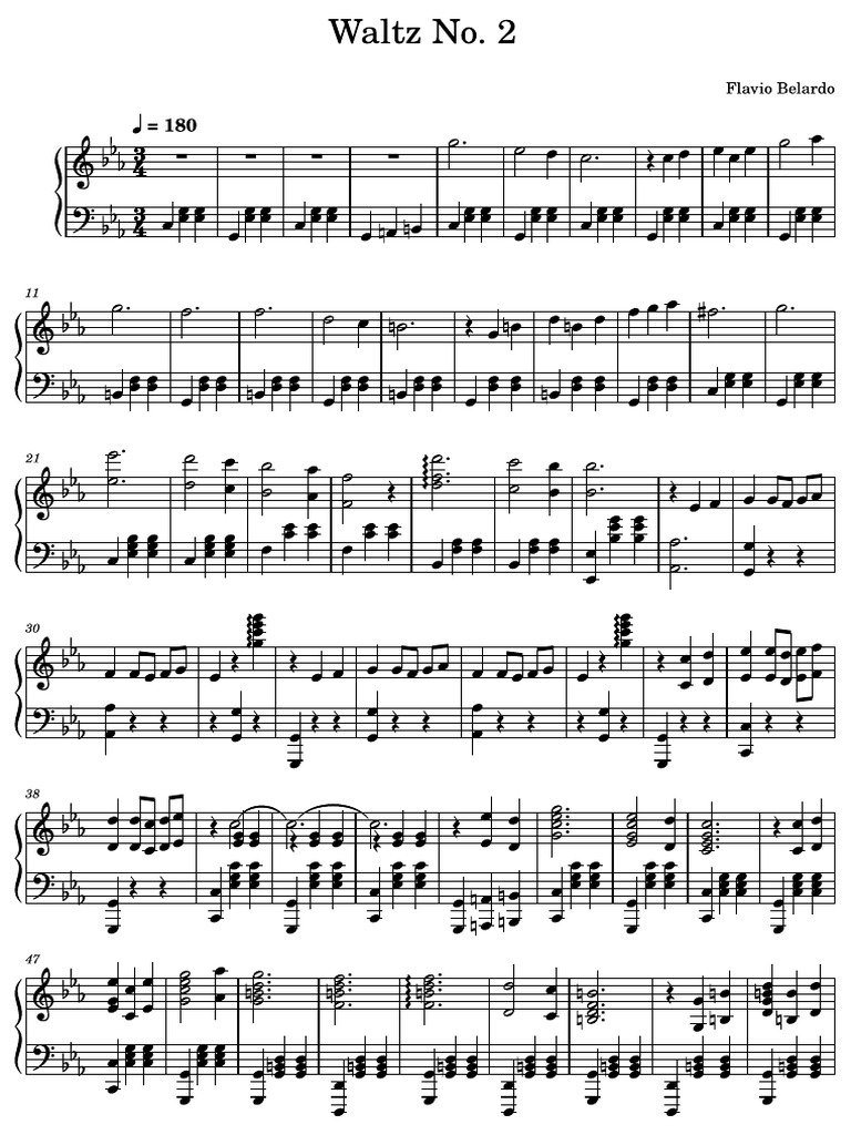 Waltz No. 2 - Flavio Belardo | PDF