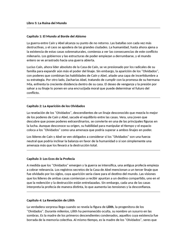 Guerra y Poder en La Ruina del Mundo | PDF