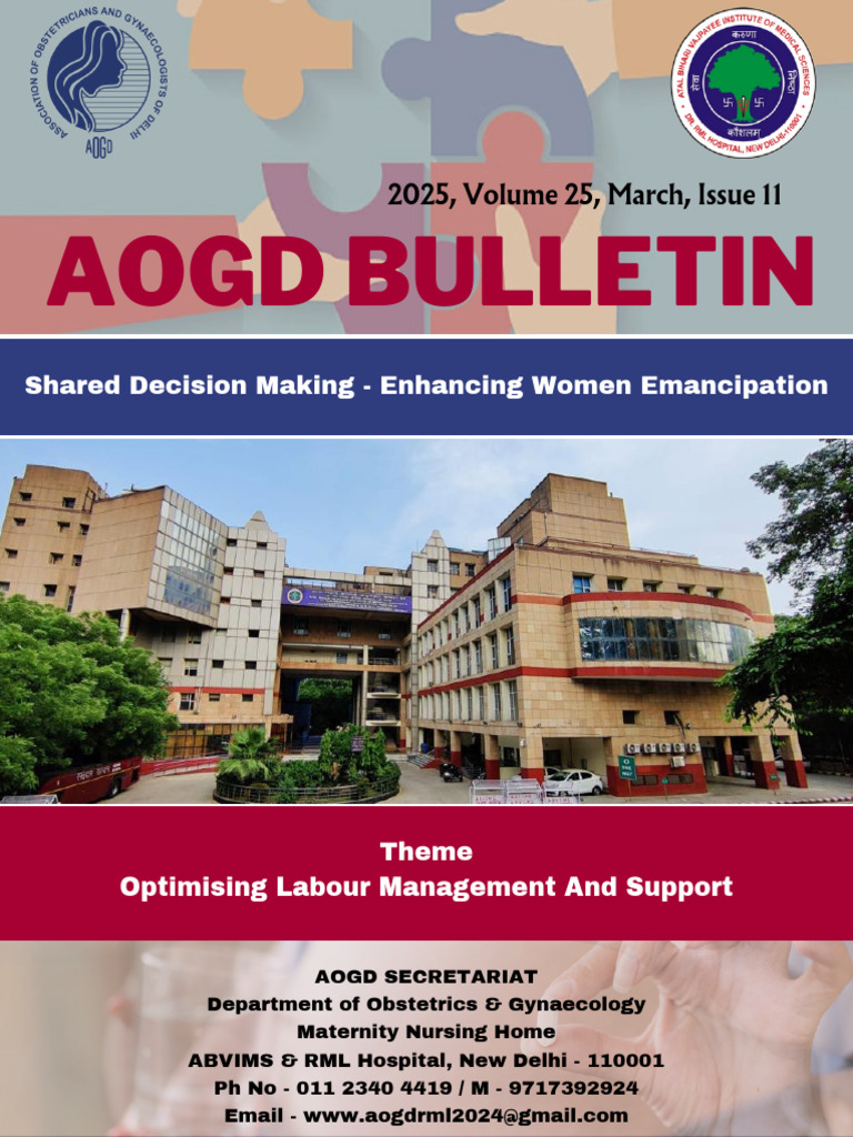 AOGD Bulletin March 2025 | PDF | Childbirth | Obesity