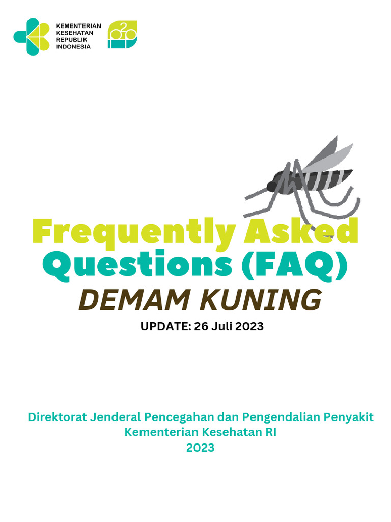 Frequently Asked Questions (FAQ) Demam Kuning (Juli 2023) | PDF
