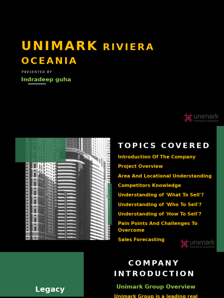 Unimark Oceania Project Overview | PDF | Economies | Business