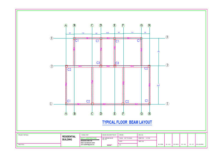 Residential Beam Layout Plan | PDF