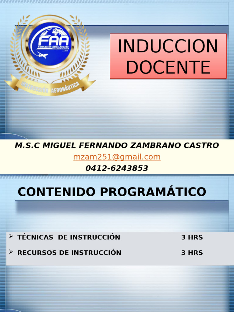 Clases Induccion Docente 2024 Temas 3 y 4 | PDF | Enseñando | Aprendizaje