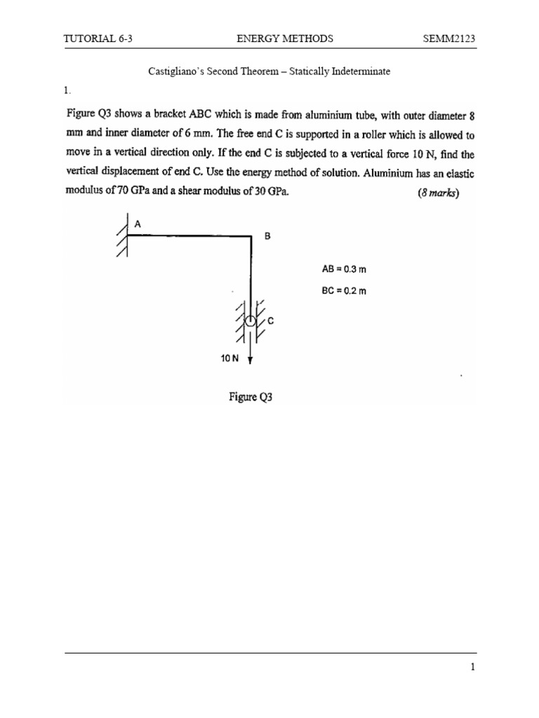 6-5-Energy Methods-Tut3 | PDF