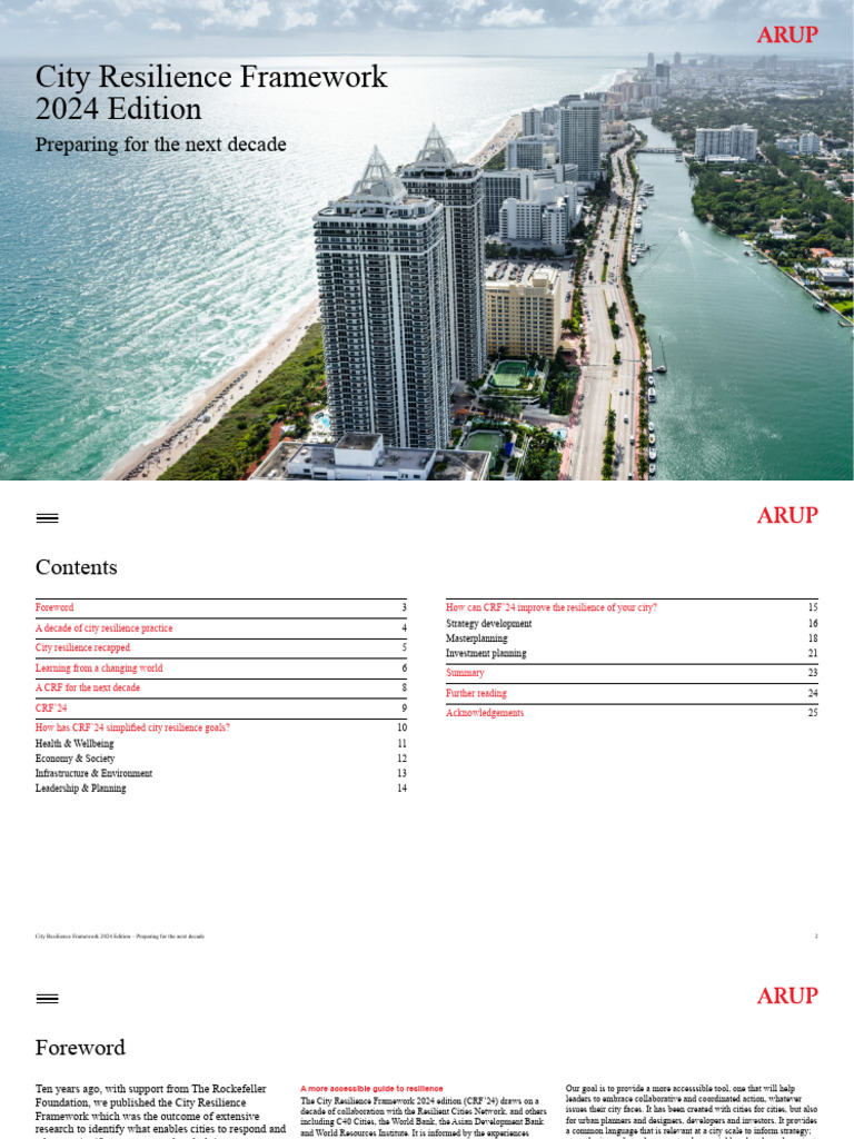 4.City Resilience Framework 24 FINAL | PDF | Cost Of Living ...
