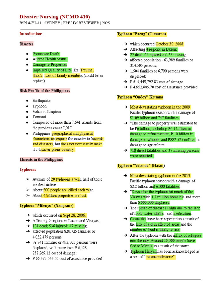 Introduction To Disaster Nursing | PDF | Natural Disasters | Tsunami