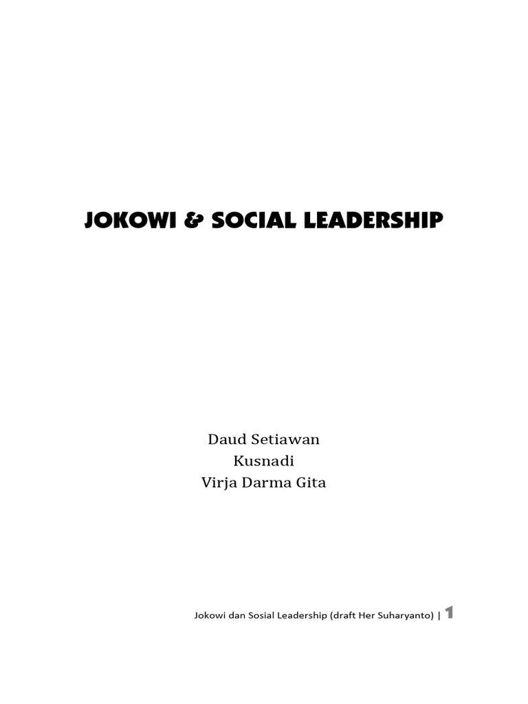 Social Leadership (DS) | PDF