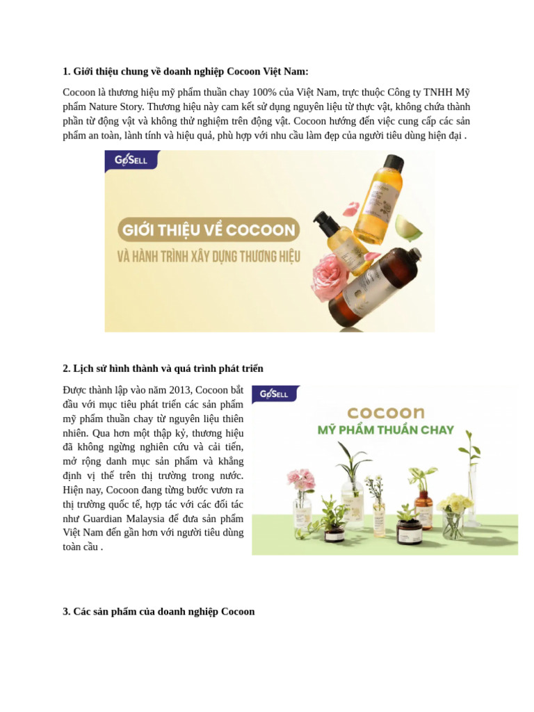 Gioi Thieu Ve Cocoon | PDF